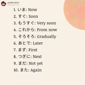 Useful Japanese Adverbs